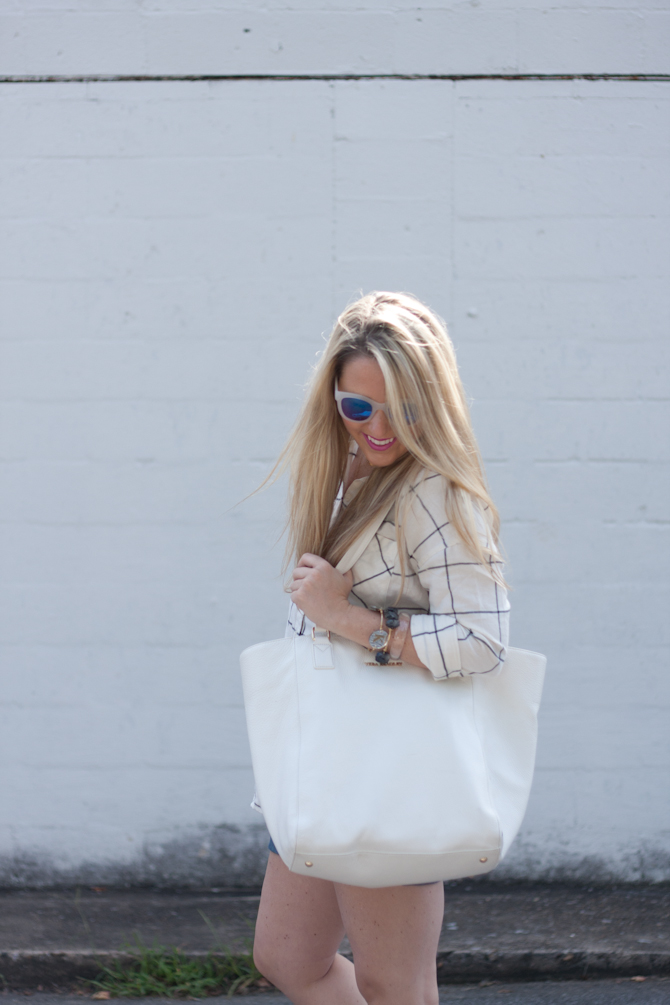 White Windowpane - Pearls and Twirls